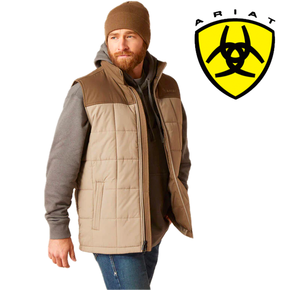 ARIAT Men's Crius Insulated Vest 10046734 – Ak'kin Footwear