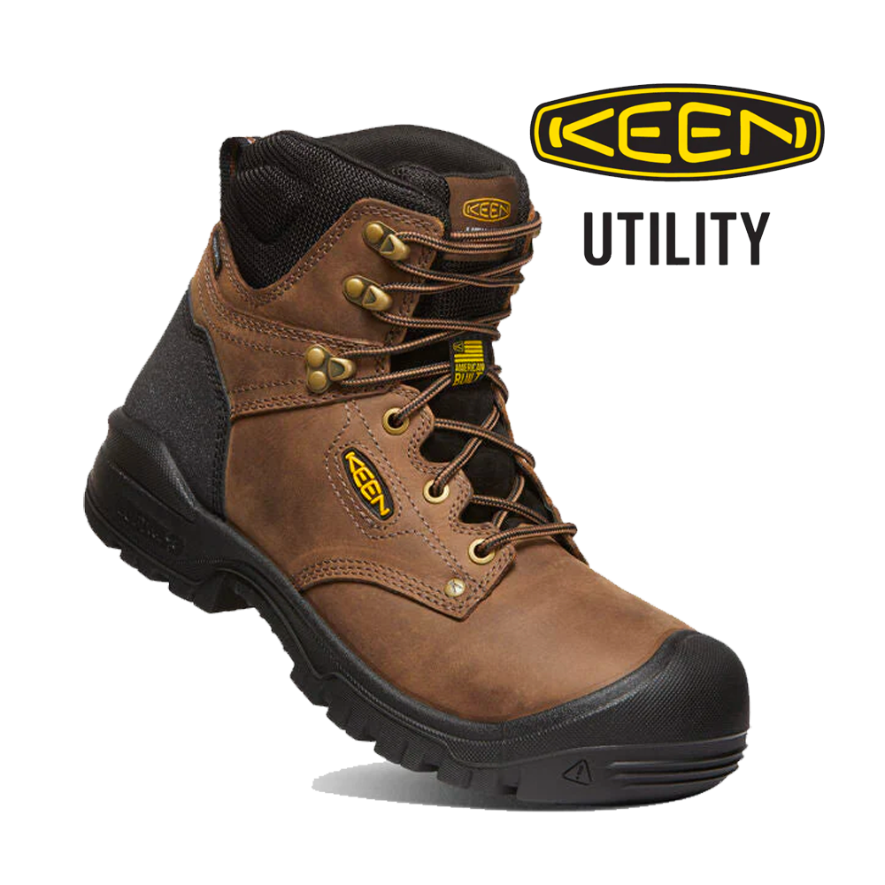 KEEN Men's Independence 6 Inch Waterproof Boot 1026489 – Ak'kin Footwear