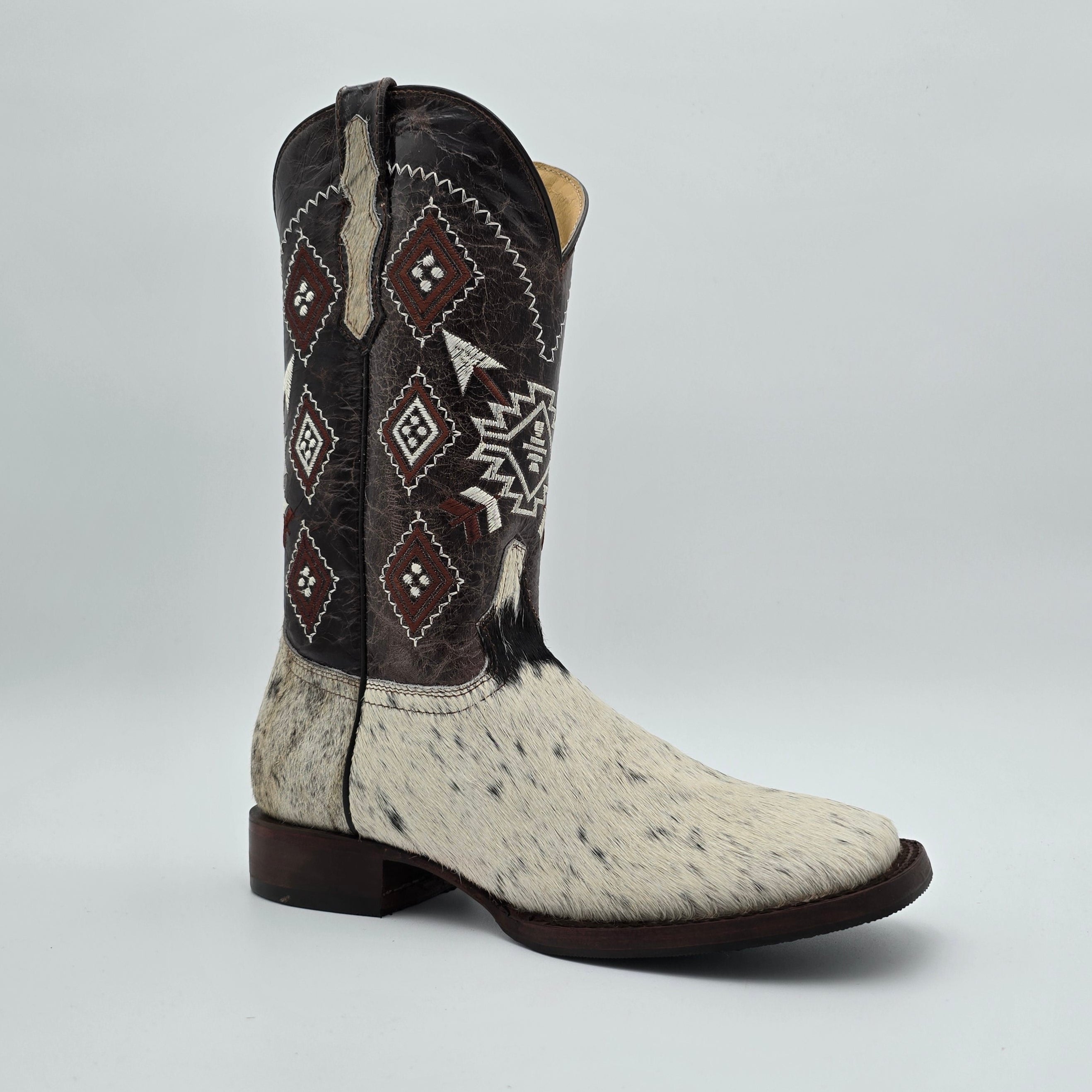 EL GENERAL Men's Rodeo Genuine Cowhide Western Boot – Ak'kin Footwear