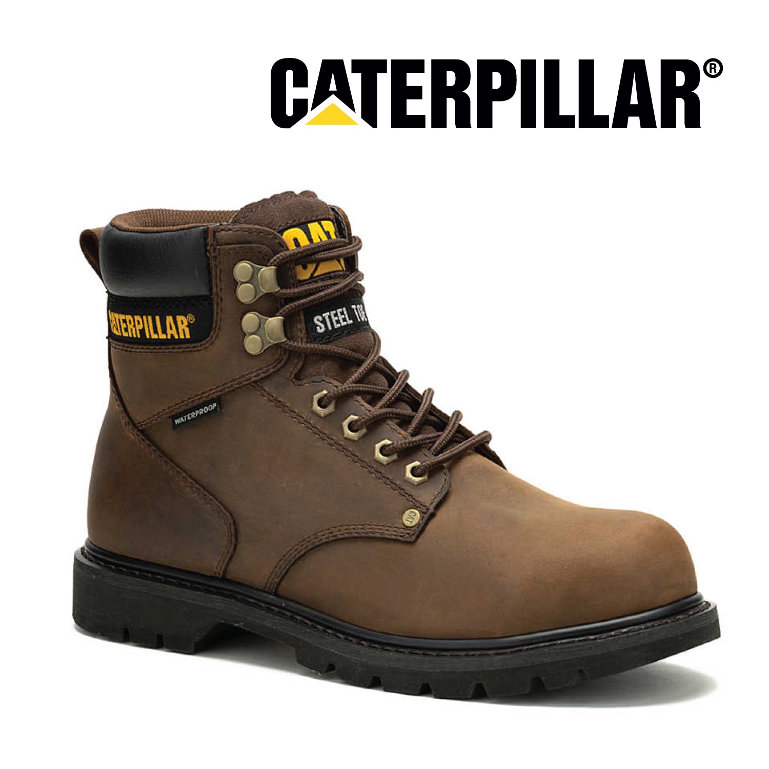 Caterpillar Men's Second Shift Steel toe Work Shoes – Ak'kin Footwear