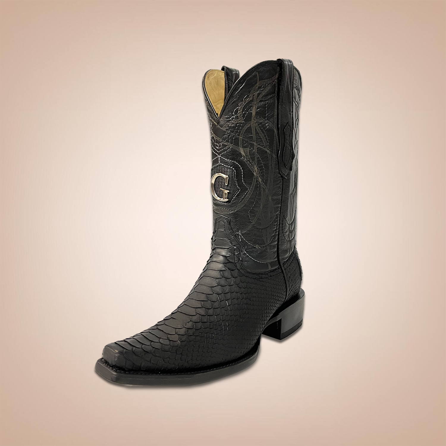 EL GENERAL MEN'S WESTERN BOOTS GENUINE LEATHER PYTHON – Ak'kin Footwear
