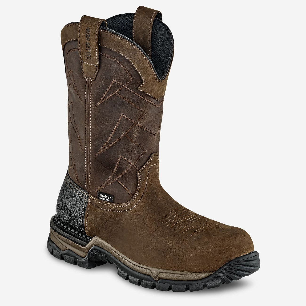IRISH SETTER Men's Two Harbors Waterproof Leather 11 Inch Safety Toe P