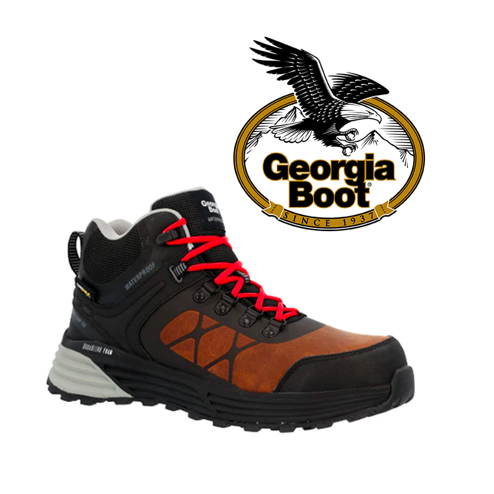 GEORGIA BOOT Men's DuraBlend Sport 5 Inch Composite Toe Waterproof Wor ...