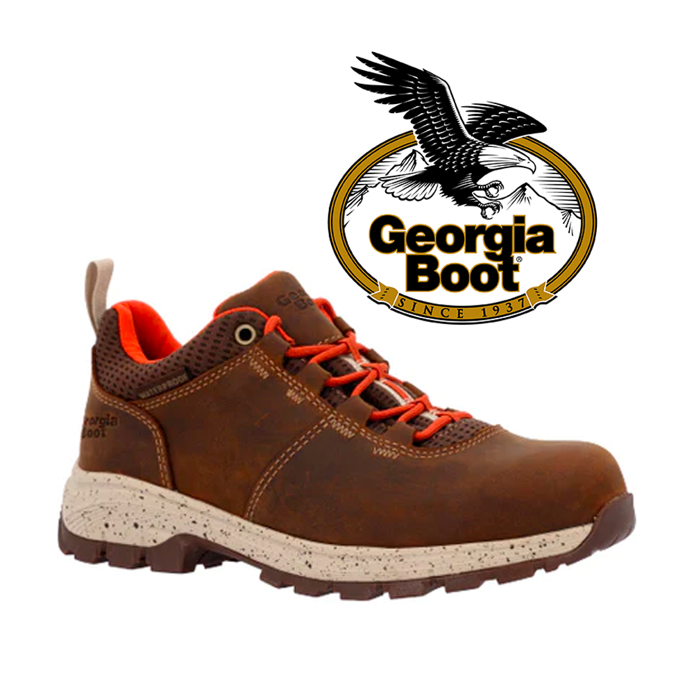 GEORGIA BOOT Women's Eagle Trail 3 Inch Waterproof Oxford Work Shoe ...