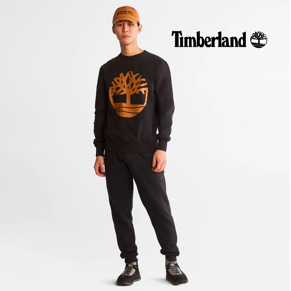 TIMBERLAND Men's Tree Logo Crewneck Sweatshirt TB0A2BJ8 – Ak'kin Footwear