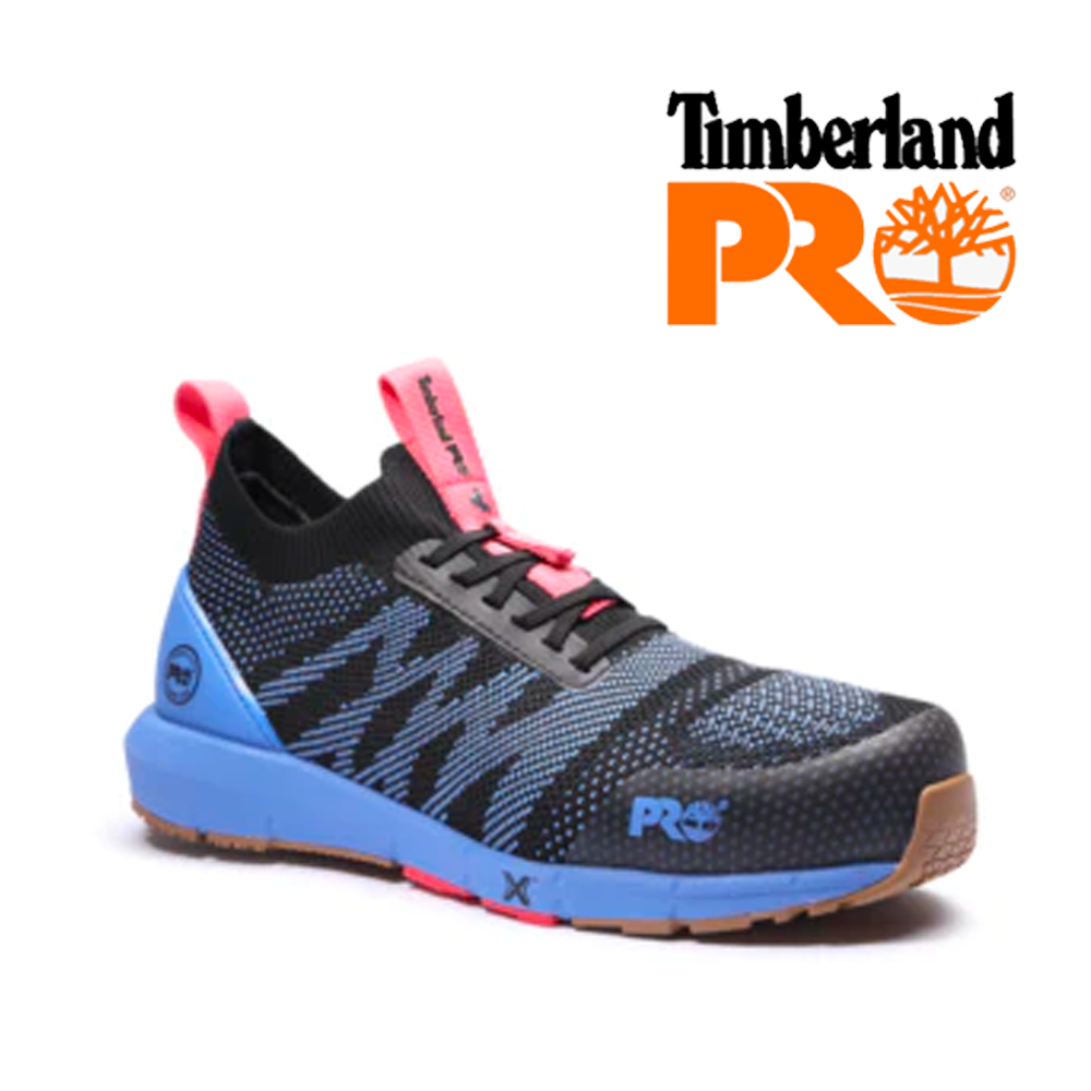 TIMBERLAND PRO Women's Radius Knit Comp-Toe Slip-On Work Sneakers TB0A